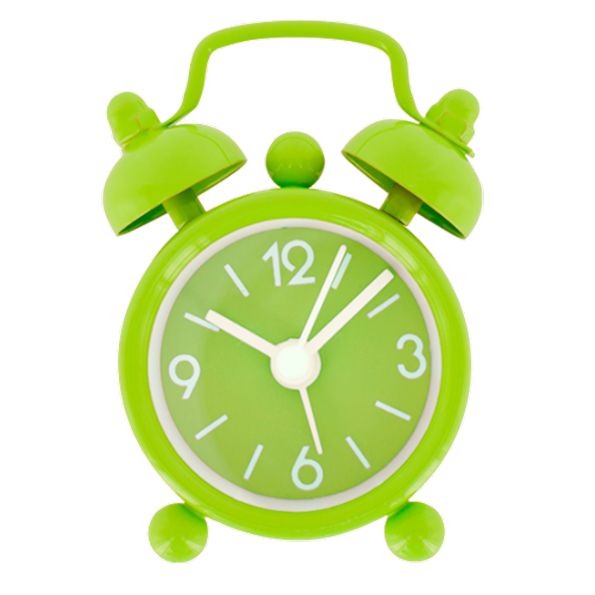 Будильник Pylones Mini Alarm Clock Mini Tiandi Green, 4.3x2.2x6.5 см ...
