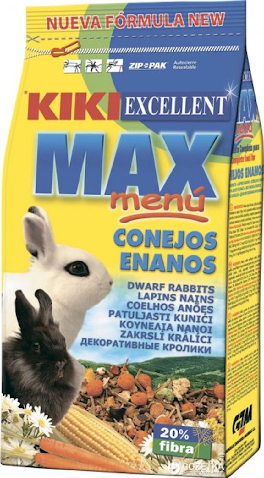 Корм для декоративных кроликов Kiki Max Menu 1 кг купить в Баку Цена
