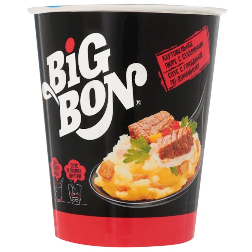 Püre Big Bon mal əti ilə, kartof, ev sayağı, 60 q - Qiymeti, Bakıda ...