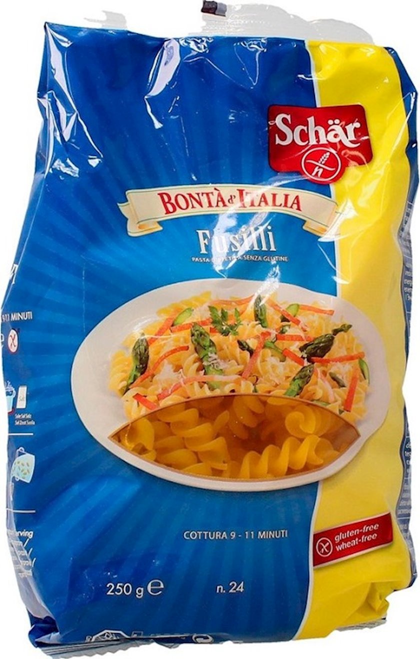 Makaron Dr.Schar Fusilli, 250 q - Qiymeti, Bakıda almaq. Satışı, icmal ...