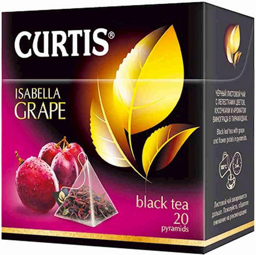 Чай черный Curtis Isabella Grape 20 пакетиков - купить в Баку. Цена ...