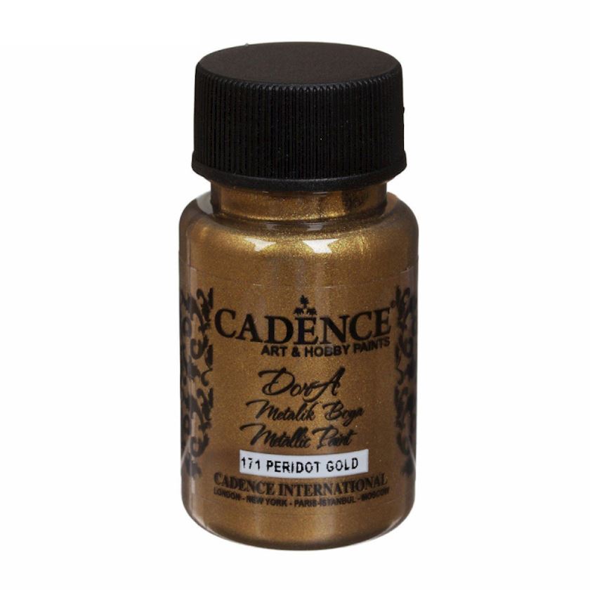 Akril boya-metallik Cadence Dora Metallic Paint 171 Peridot Gold 50 ml ...