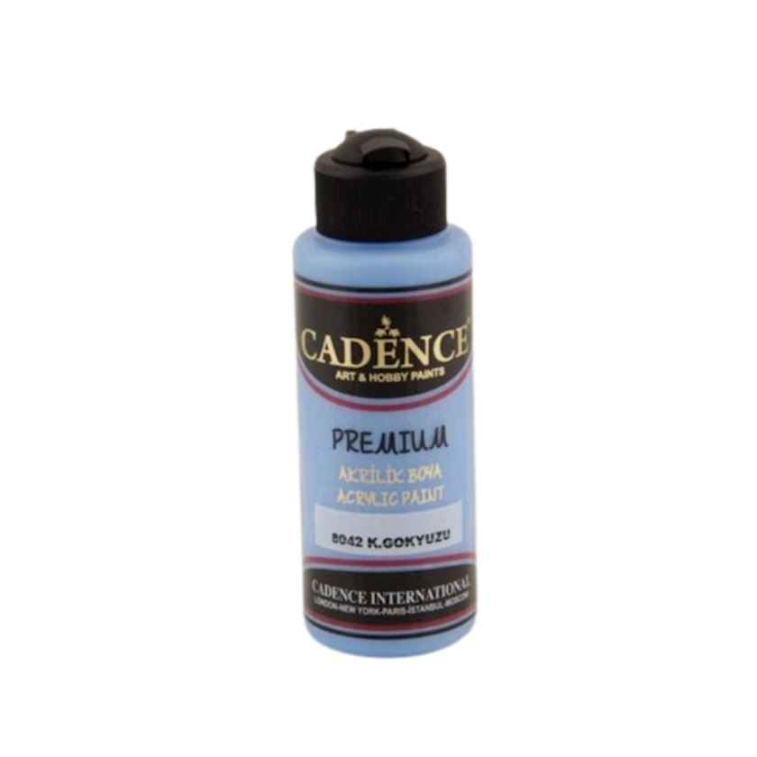 ᐈ Dekorativ akril boya Cadence Premium Acrylic Paint 8042 Dark Sky Blue ...