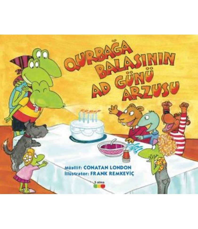 ᐈ Kitab 3 alma Qurbağa Balasının Ad Günü Arzusu, Conatan London ...