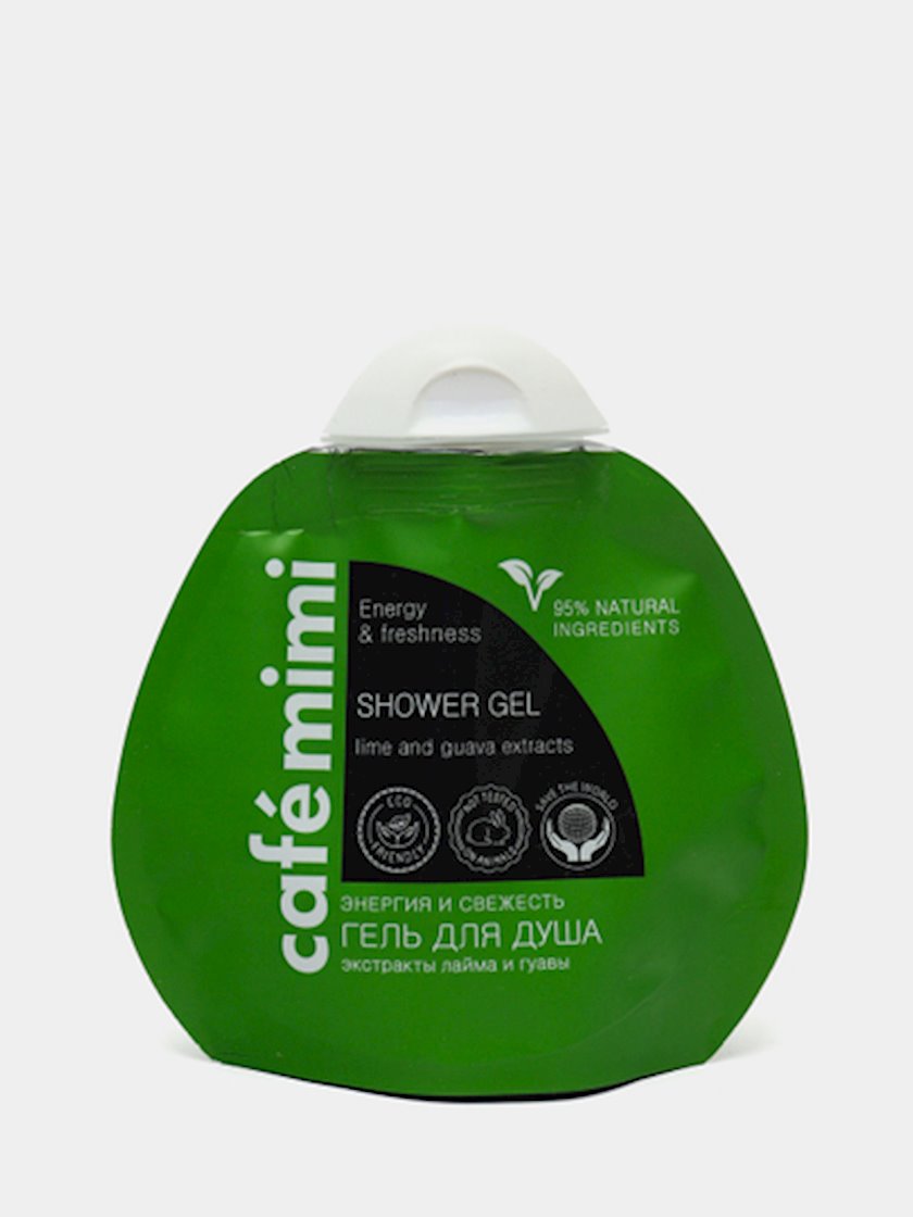 ᐈ Duş geli Cafe Mimi Enerji və təravət laym və guava ekstraktı ilə 250 ml - qiymeti və satışı ...