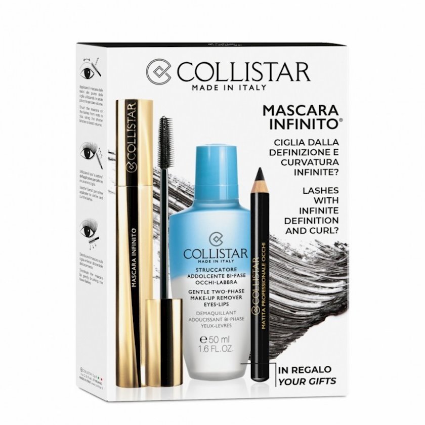 Набор Collistar Mascara Infinito Extra Black Kit - купить в Баку. Цена ...