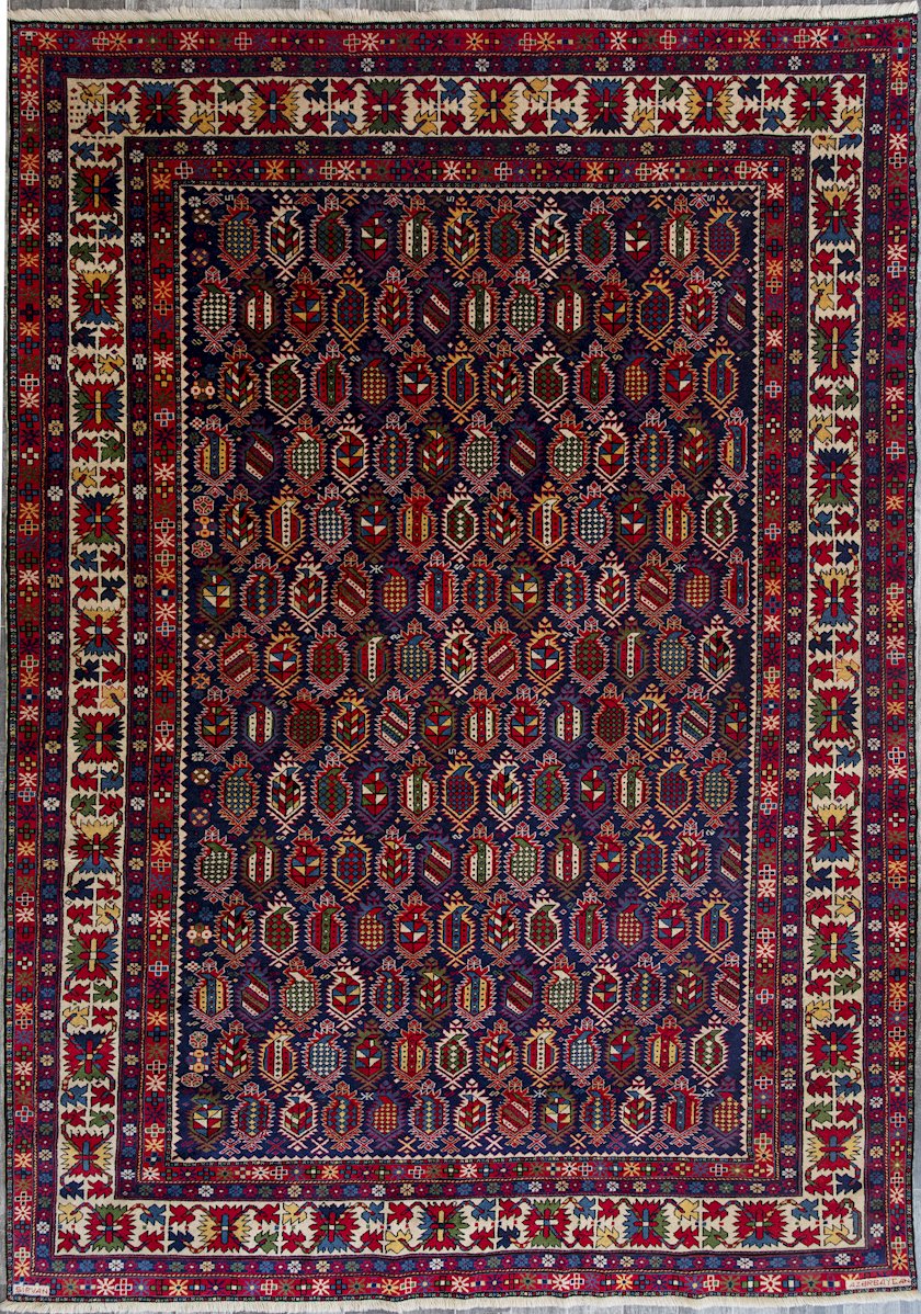 ᐈ Yun xalça Azərxalça Şirvan 345x247 sm, əl işi, xalça sahəsi 8.52 kv.m ...