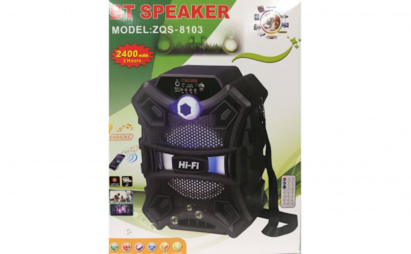 Portativ dinamik ZQS 8111 Black - Qiymeti, Bakıda almaq. Satışı, icmal ...