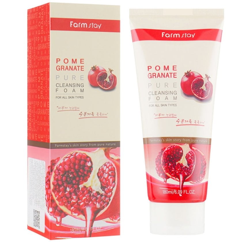 Təmizləyici köpük FarmStay Pomegranate Pure Cleansing Foam 180 ml ...
