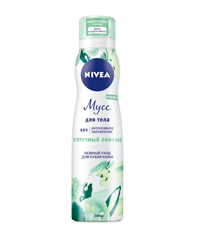 Мусс для тела Nivea Огуречный лимонад 200 мл - купить в Баку. Цена ...