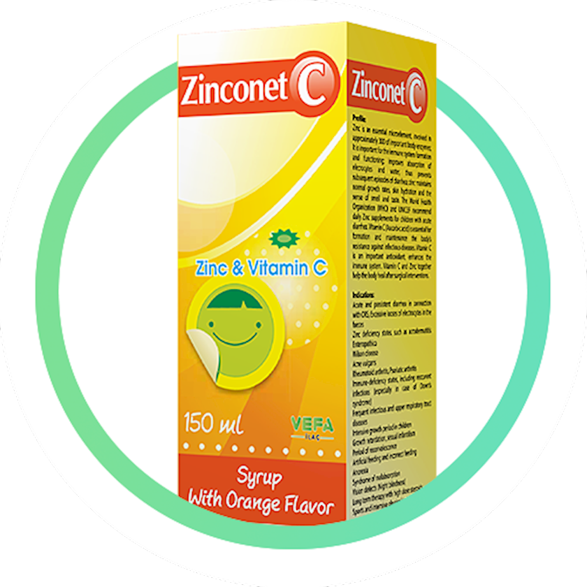 ᐈ Sirop Vefa Ilac Zinconet C 150 ml - qiymeti və satışı | ️ BIRMARKET