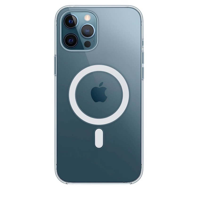 Çexol Keephone Magsafe Silicone Case Apple Iphone 12 12 Pro üçün Şəffaf