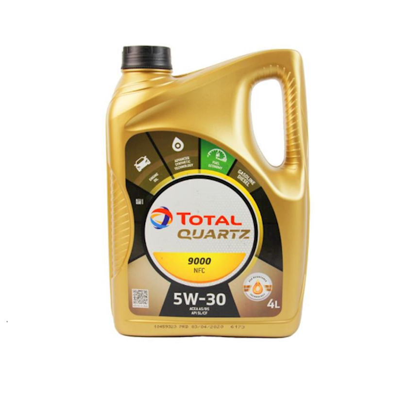 Mühərrik yağı Total Quartz 9000 Future NFC 5W-30, 4 L - Satışı | Mator ...