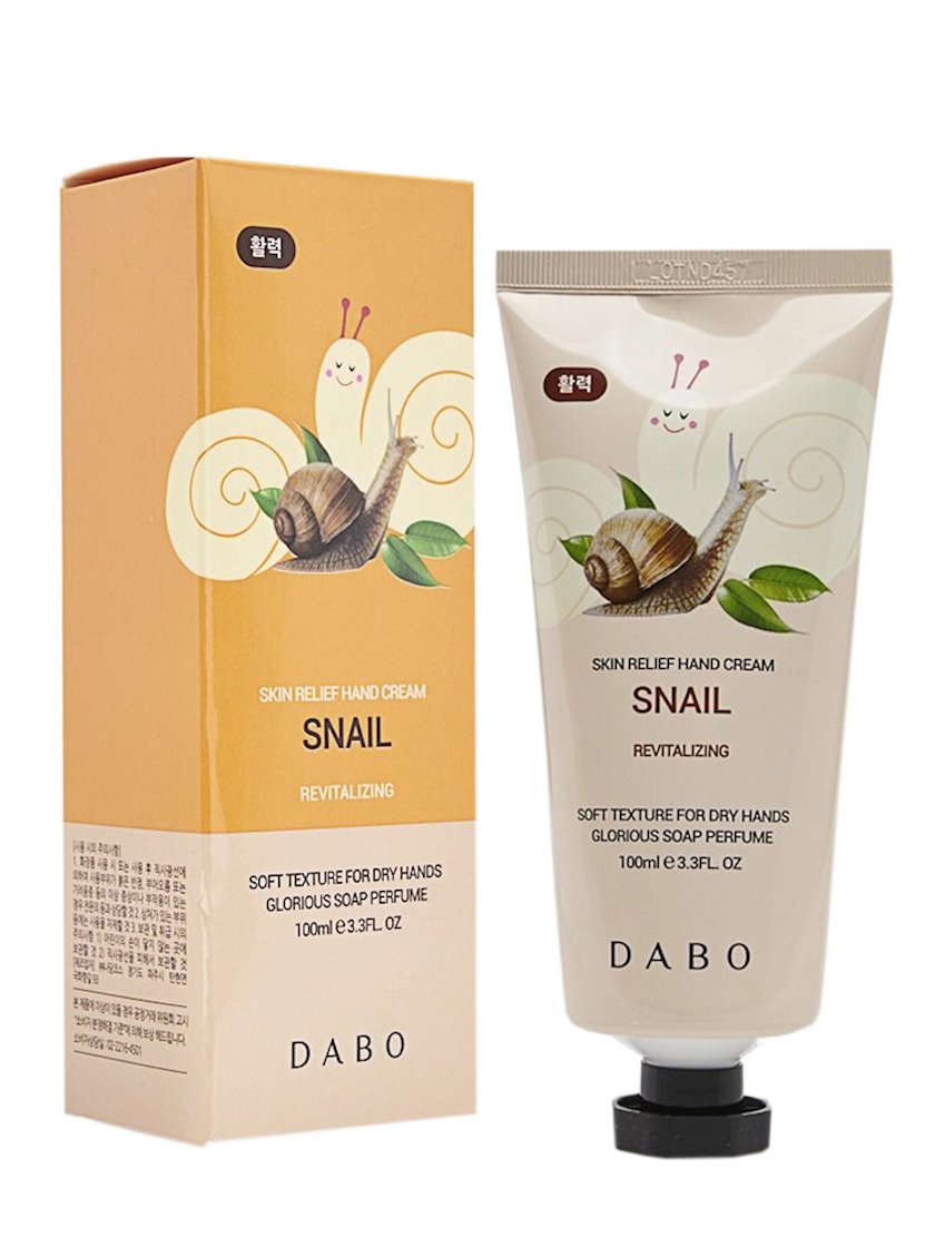 Крем для рук с муцином улитки Dabo Skin Relief Hand Cream Snail 100 мл ...