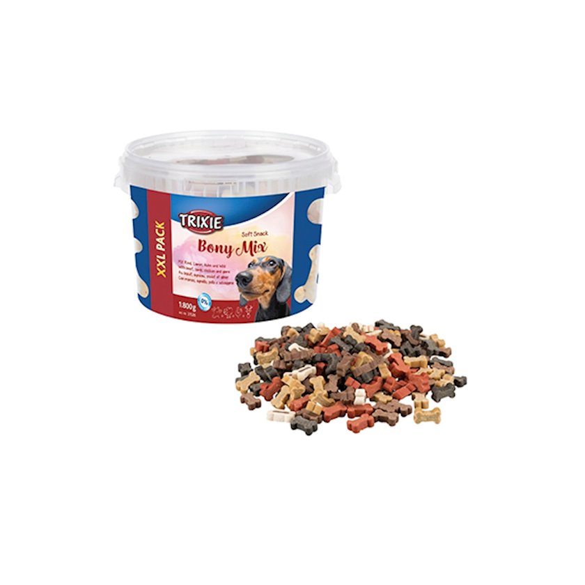 İtlər üçün yumşaq məzələr Trixie Soft Snack Bony Mix XXL, mal əti+ quzu ...