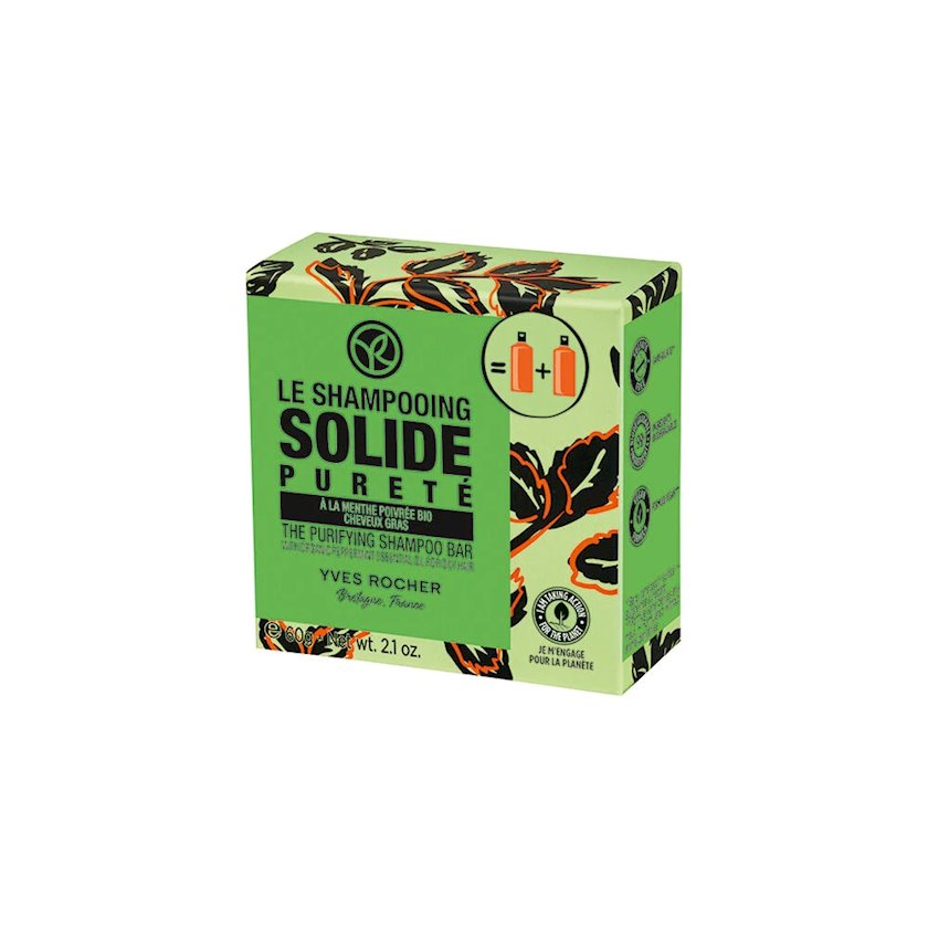 ᐈ Quru şampun Yves Rocher Solid Shampoo Solide Purity, 60 q - qiymeti ...