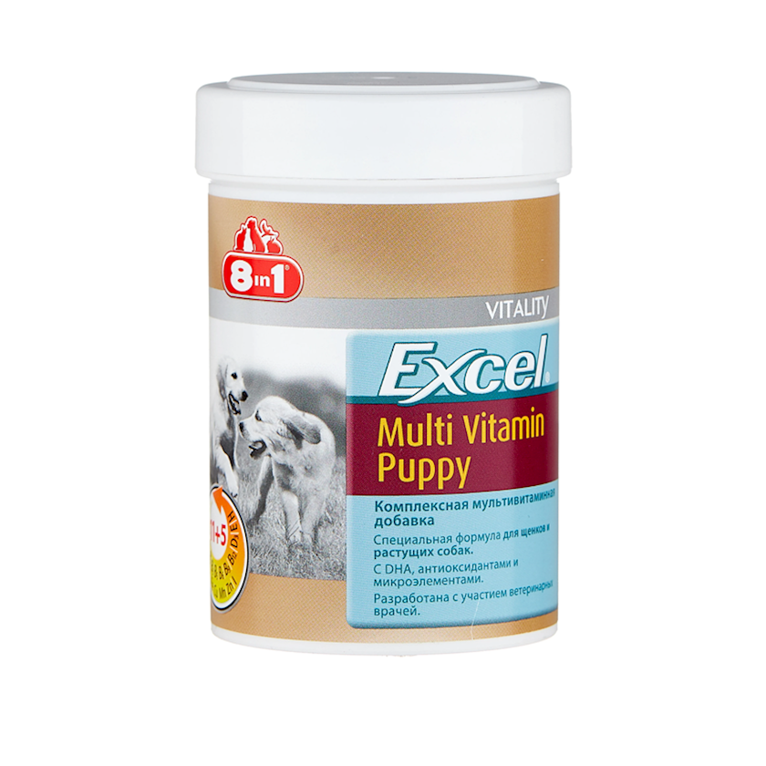 Мультивитамины 8in1 Excel Multi Vitamin Puppy для щенков, 1 таблетка ...