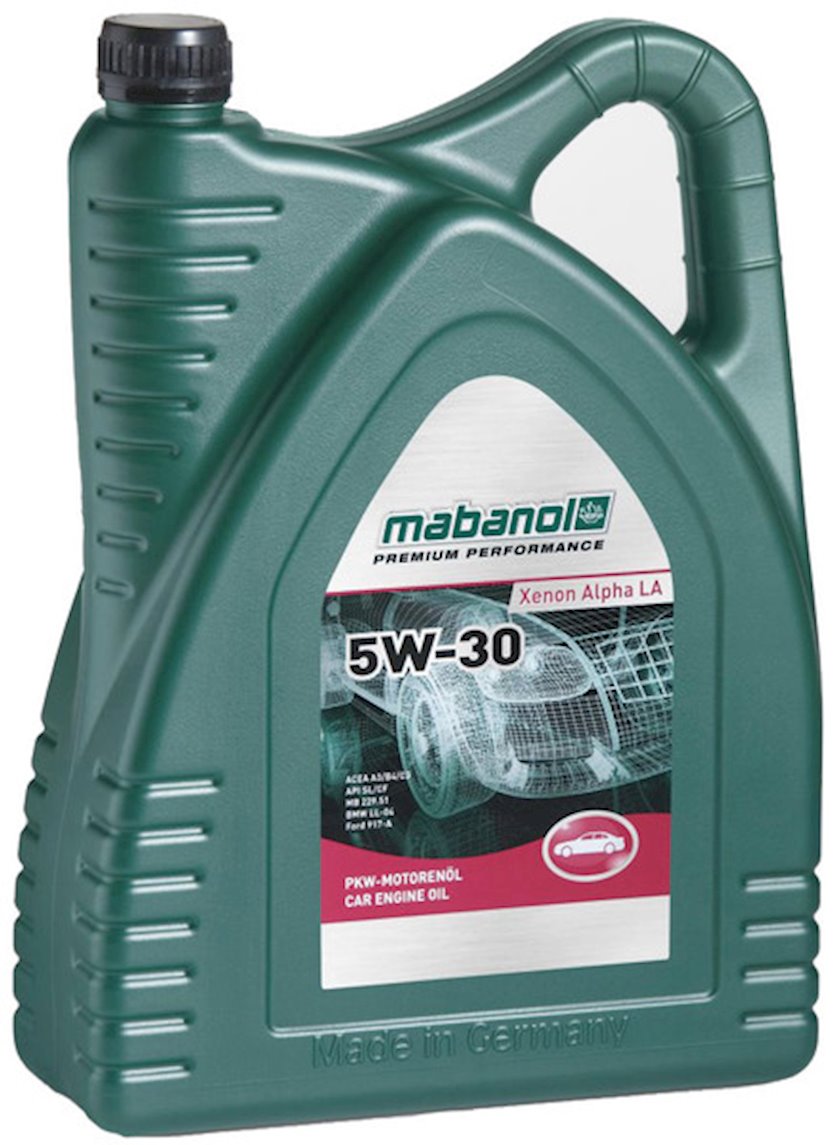 Motor yağı Mabanol Xenon Alpha LA 5W-30 4 l - Satışı | Mator Yaglari