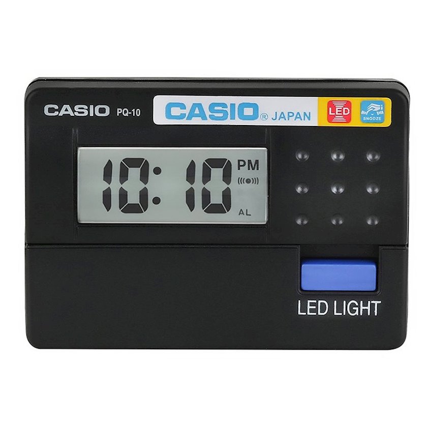 ᐈ Elektron saat Casio PQ-10-1R, qara - qiymeti və satışı | ️ BIRMARKET