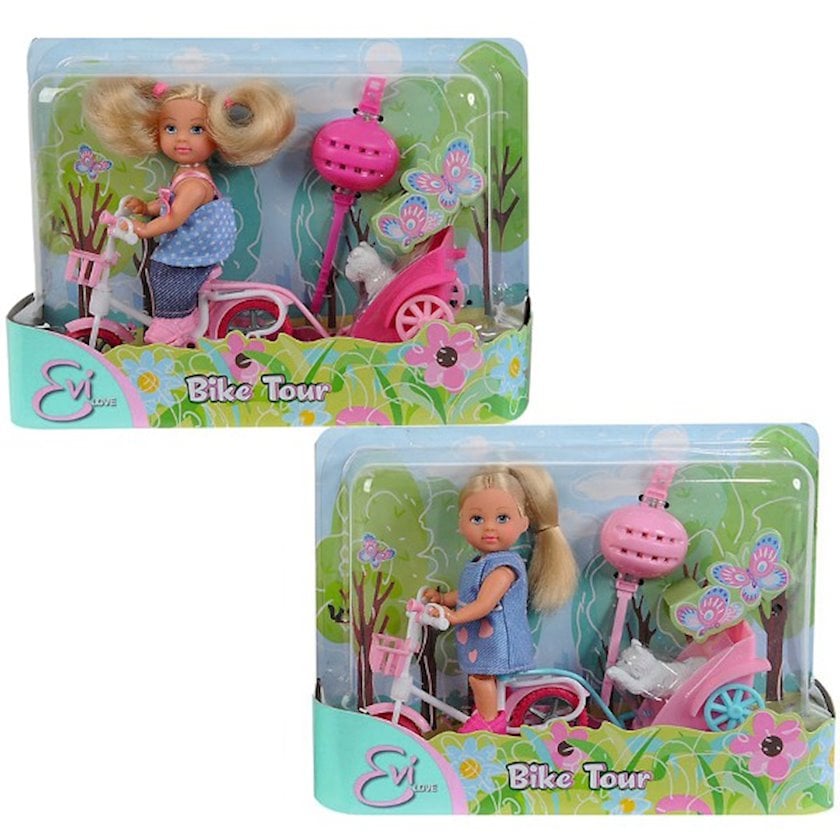 ᐈ Кукла Simba, Evi Love, Bike Tour, 12 см, товар в ассортименте - купить по выгодной цене | ️ ...