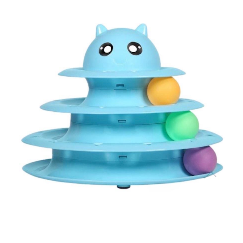 Интерактивная игрушка Nunbell Circular Turntable Cat Toy для котят и ...