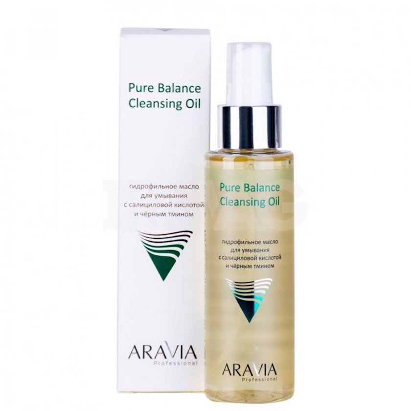 Yuyunma üçün hidrofil yağı Aravia Pure Balance Cleansing Oil salisil ...