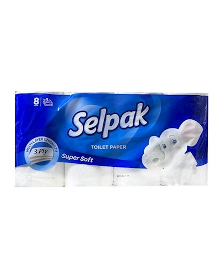 Tualet kağızı Selpak 3 qat, 8 rulon - Qiymeti, Bakıda almaq. Satışı ...