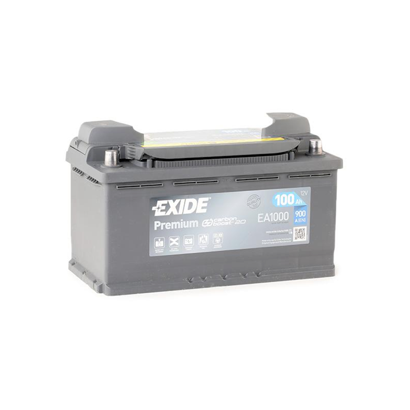 ᐈ Avtomobil akkumulyatoru Exide Premium EA1000, 100Ah , 900A, 12V, R+ ...