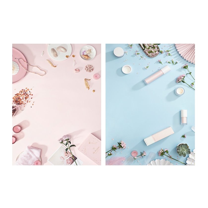 İkitərəfli foto fon Pink Blue Make-up 60*90 sm - Bakıda almaq. Qiymət ...