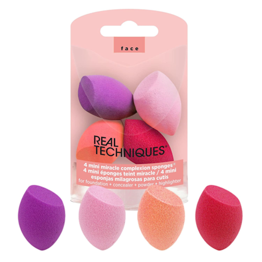 Набор спонжей Real Techniques 4 Miracle Mini Complexion Sponges 4 шт ...
