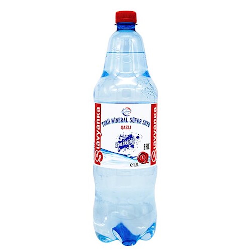 Qazlı su Slavyanka plastik butulkada 1.5 l, 6 ədəd - Qiymeti, Bakıda ...