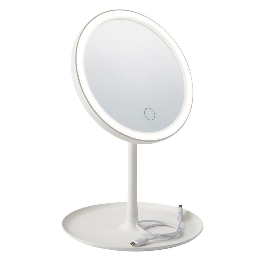 ᐈ Güzgü JYSK Vedum LED 18 sm, ağ - qiymeti və satışı | ️ BIRMARKET