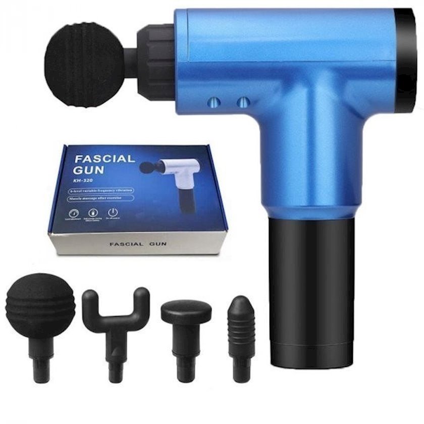 Массажер для тела Massage Gun KH-320 Blue - купить в Баку. Цена, обзор ...