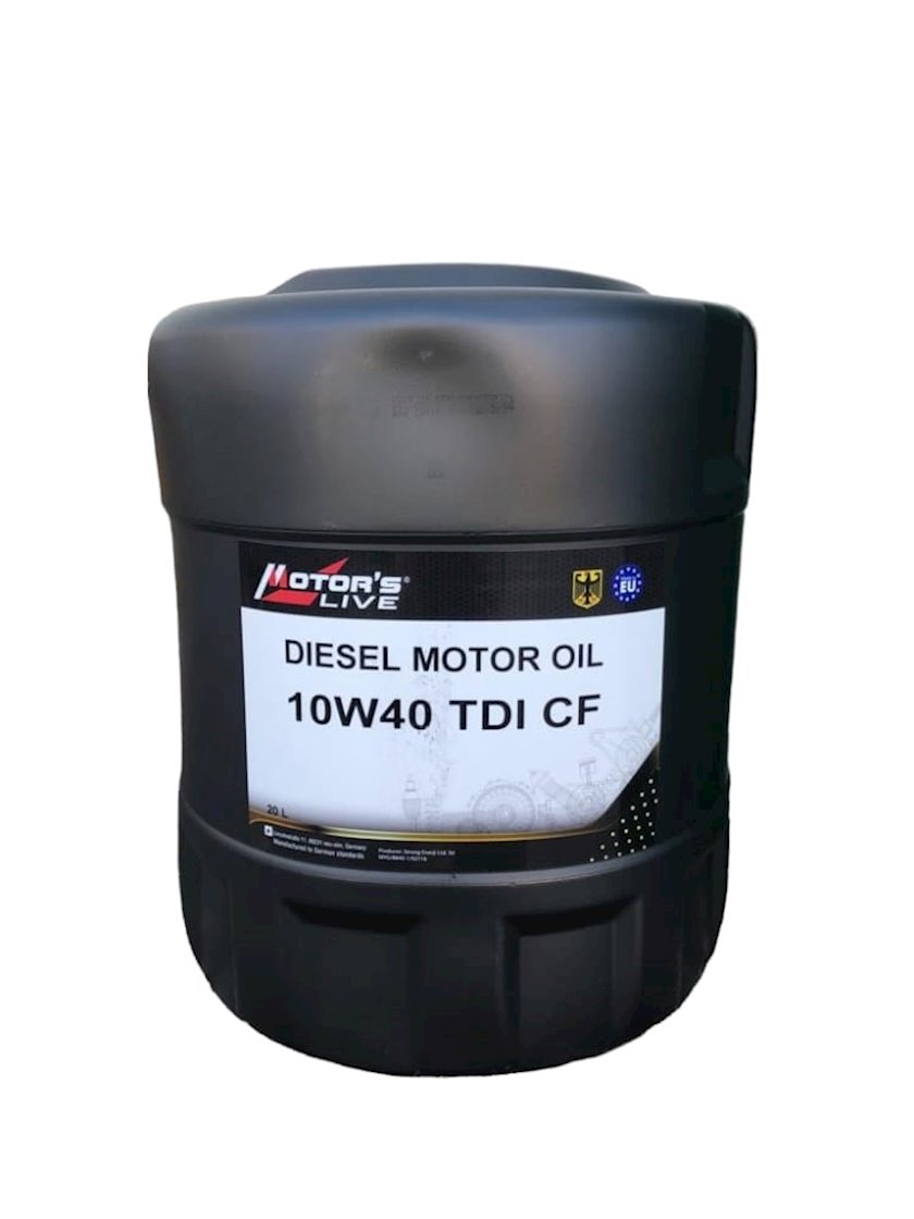 Моторное масло Motors Live 10W40 TDI 20L - купить в Баку. Цена, обзор ...