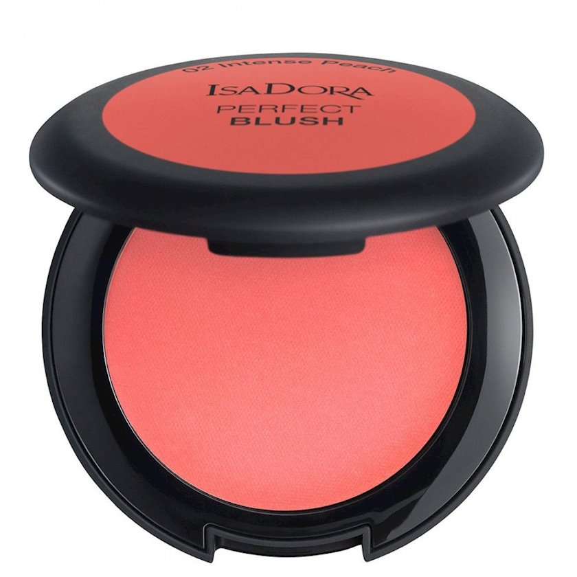 Ənlik IsaDora Perfect Blush Compact Blush Shade 02 Intense Peach 4.5 q ...