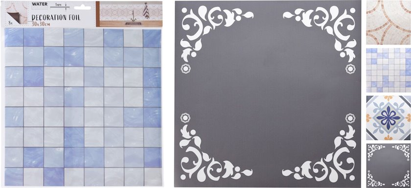 Dekorativ divar dekoru yapışqan Decoria 30x30 sm, məhsul çeşiddə ...