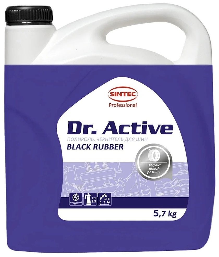 ᐈ Полироль для шин Sintec Dr. Active "Black Rubber" 5.7 кг - купить по ...