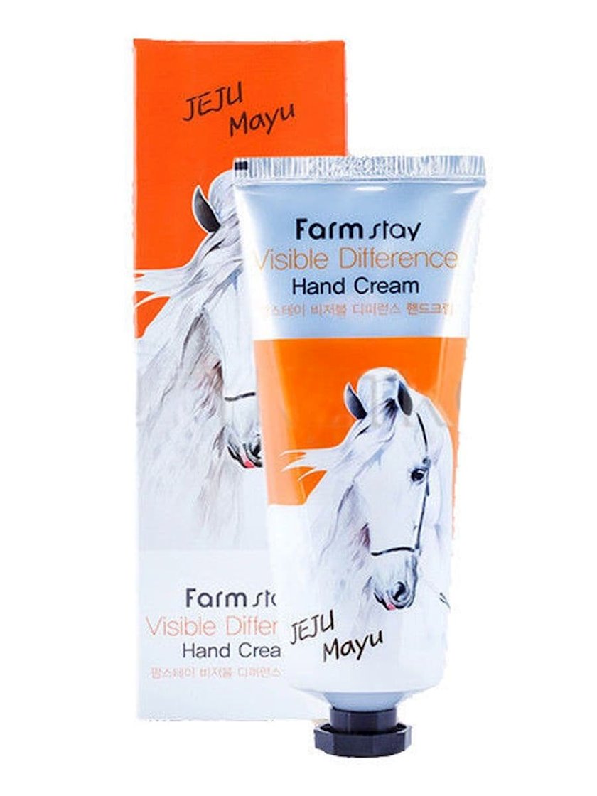 Крем для рук FarmStay Visible Difference Hand Cream Horse Oil с ...