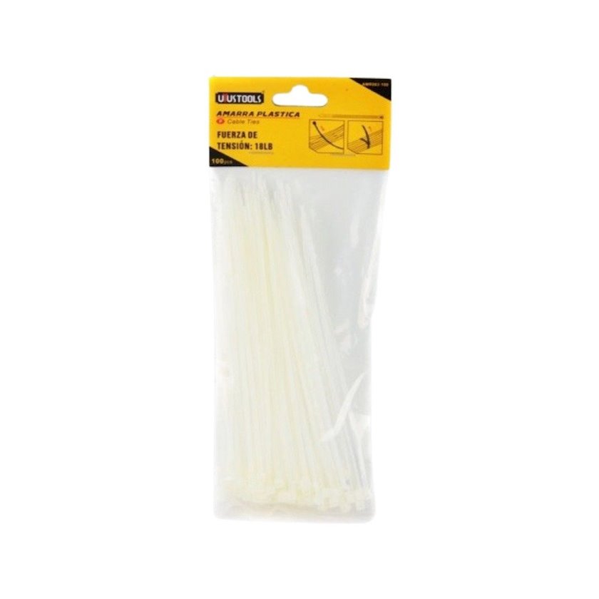 Neylon kabel bağları Uyustools 7.5x500 mm, ağ - Qiymeti, Bakıda almaq ...