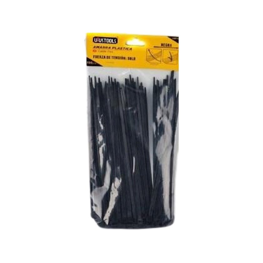 ᐈ Neylon kabel bağları Uyustools 7.5x500 mm, qara - qiymeti və satışı ...