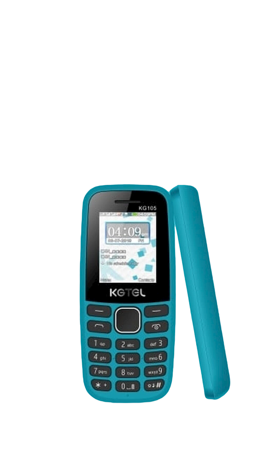 Mobil telefon Kgtel KG105 Duos Blue - Qiymeti, Bakıda almaq. Satışı, icmal, rəylər
