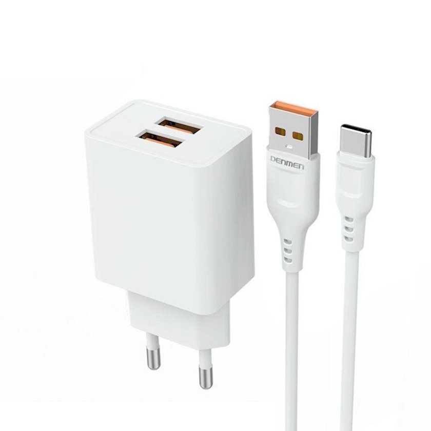 ᐈ Şəbəkəli enerji toplama cihazı Denmen DC02T with Type-C, Ağ - qiymeti və satışı | ️ BIRMARKET