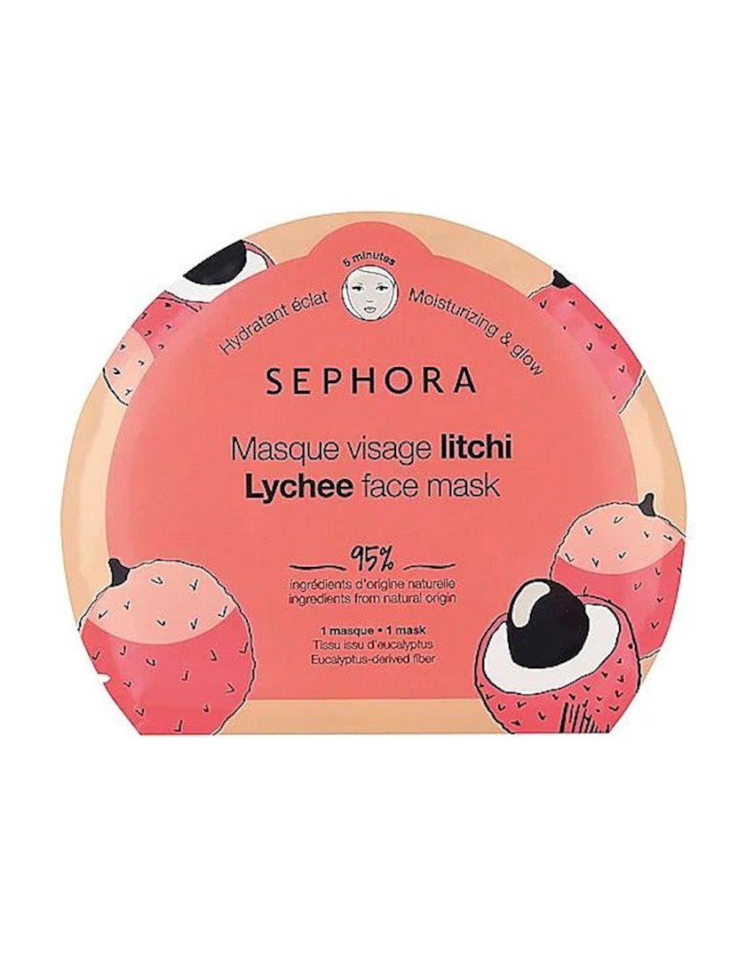 Üz üçün parça maska Sephora Collection Lychee Face Mask - Qiymeti ...