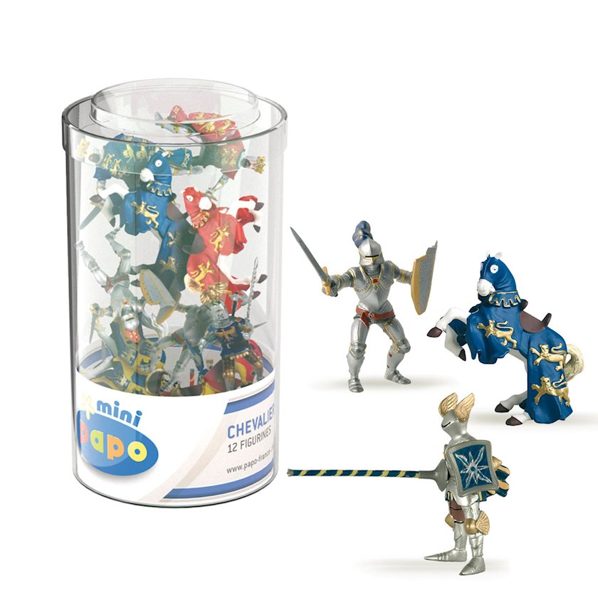 Игровой набор Papo Mini Tub's Figurines Box Knights, 3+ лет, 12 шт ...