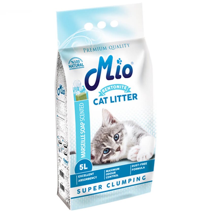 ᐈ Doldurucu Mio Bentonite Cat Litter Marseille Soap Perfumed 5 l ...