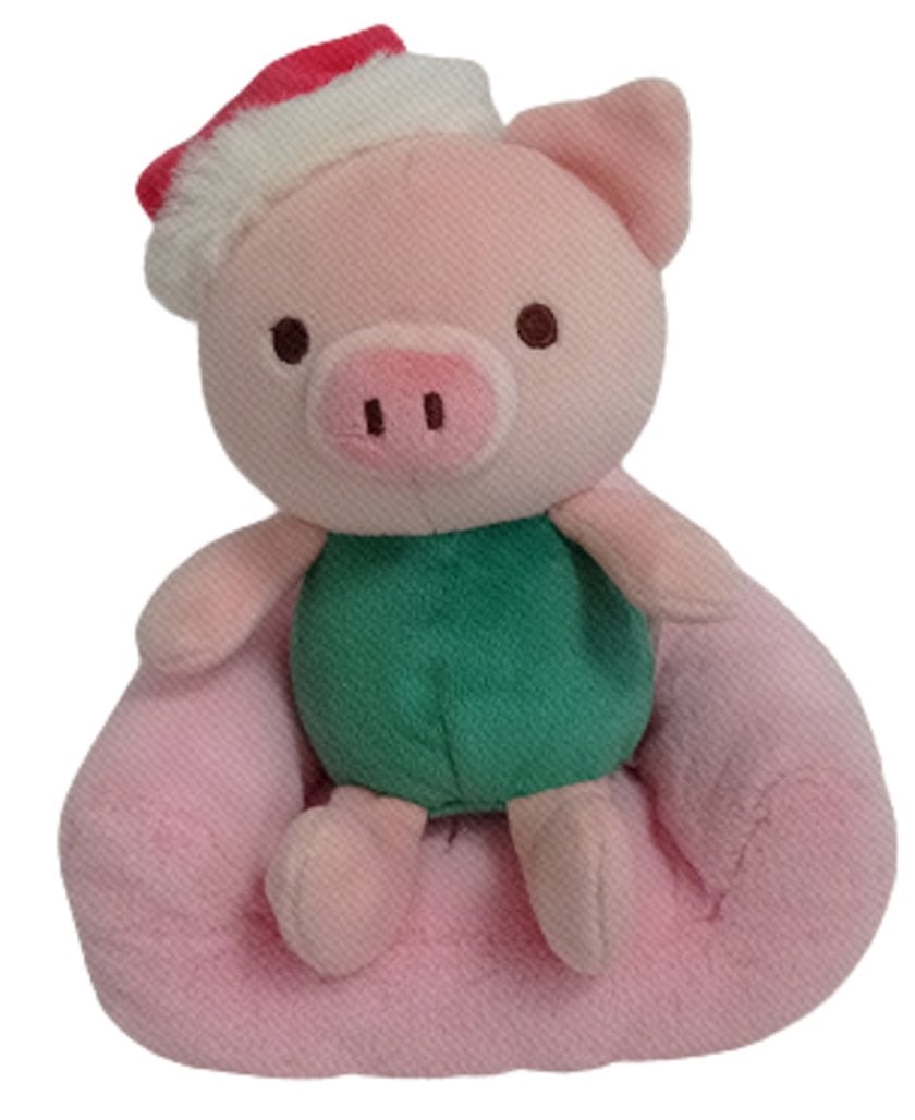 Yumşaq oyuncaq Miniso Christmas Hat Pig Single Couch Plush Toy, 16 sm ...