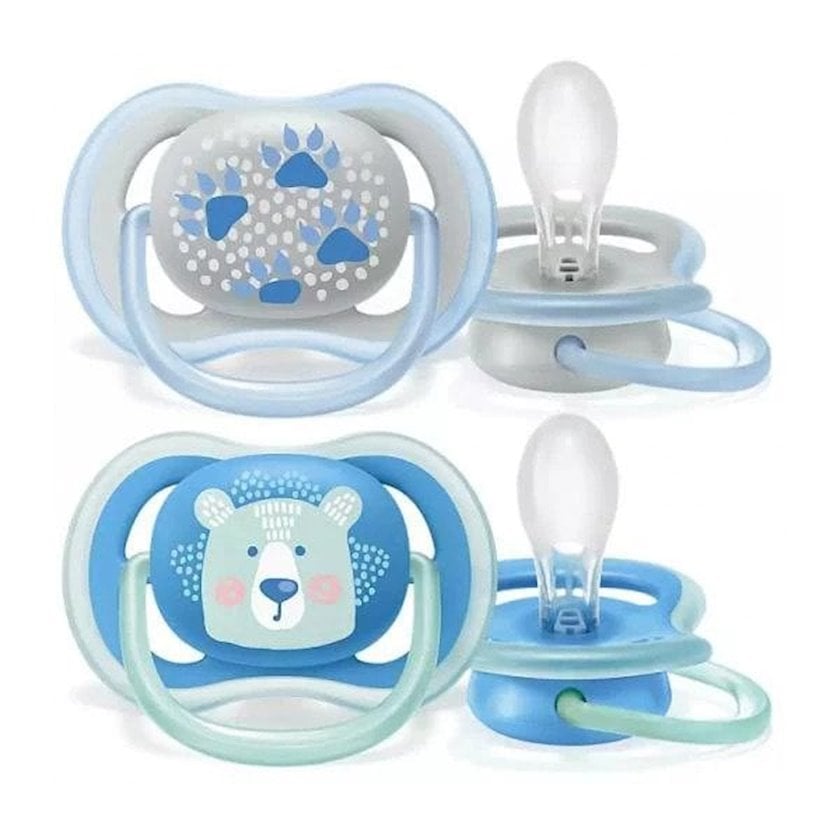 Əmzik Philips AVENT Ultra Air Blue Bear, 6-18 ay, 2 əd - Qiymeti ...