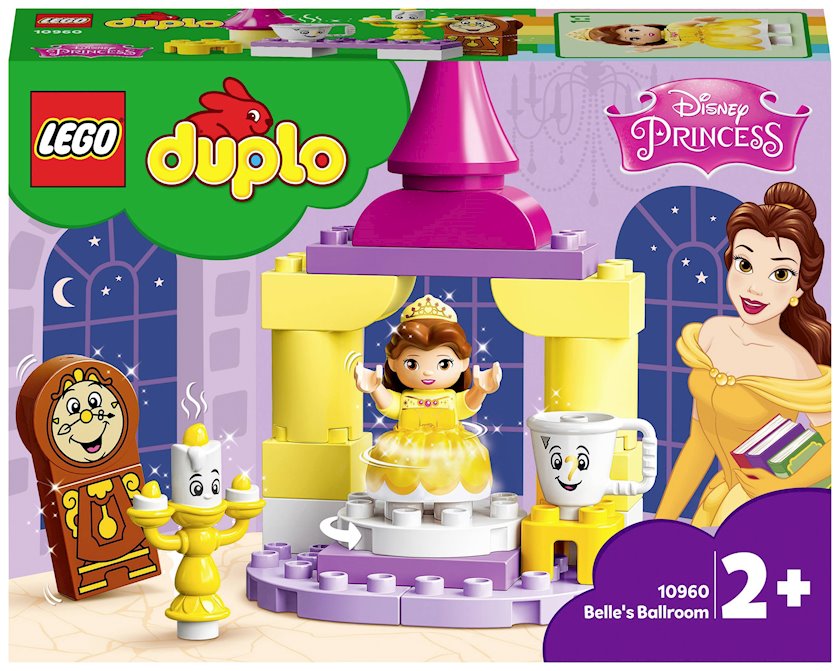 Конструктор LEGO DUPLO Disney Belle's Ballroom 10960, 2+ лет, 23 ...