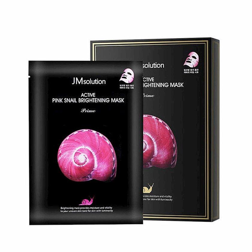 Тканевая маска для лица JMsolution Active Pink Snail Brightening Mask ...
