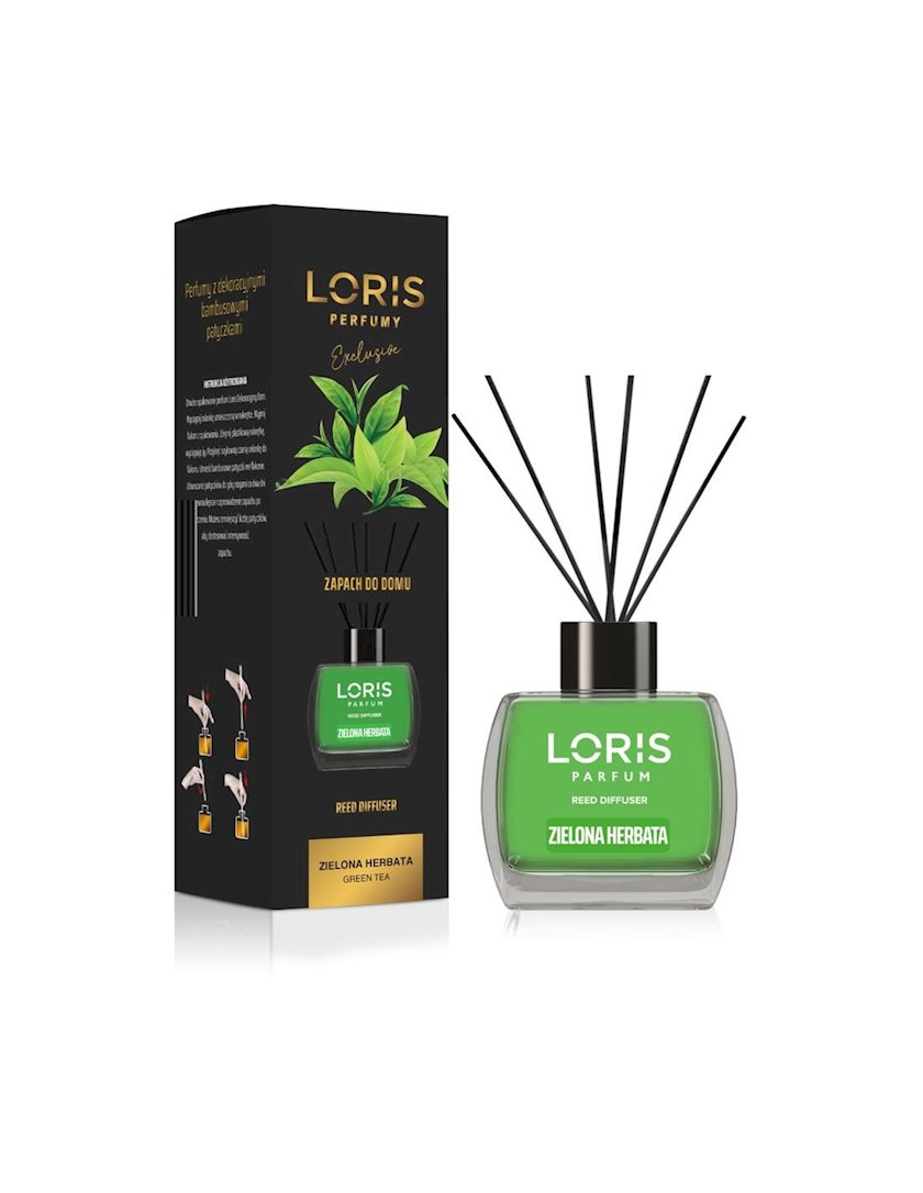 ᐈ Aromatik diffuzor Loris Parfum Reed Diffuser Yaşıl çay 120 ml ...
